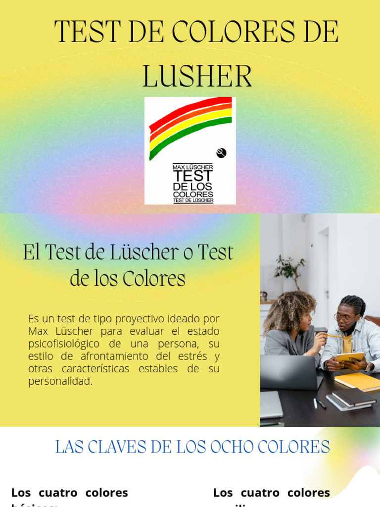 TEST DE COLORES DE Lusher | PDF | Color
