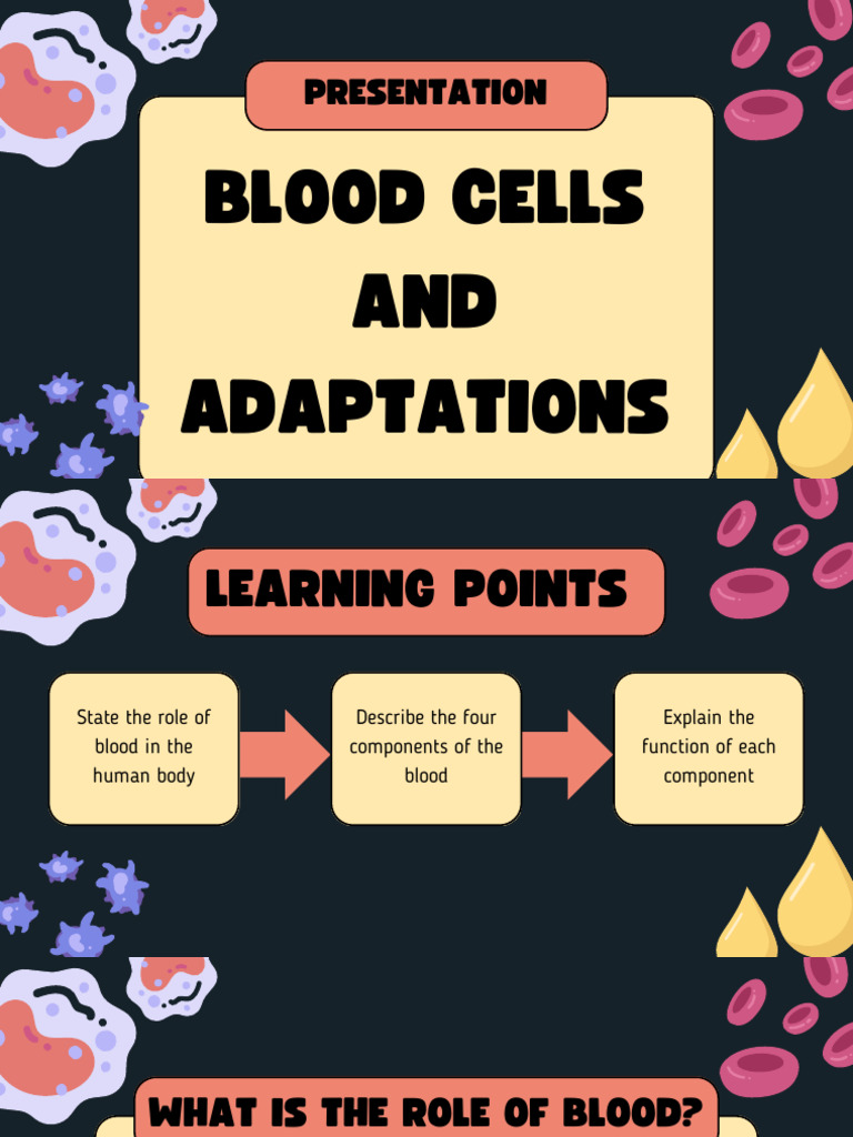 Blood Cells and Adaptations | PDF