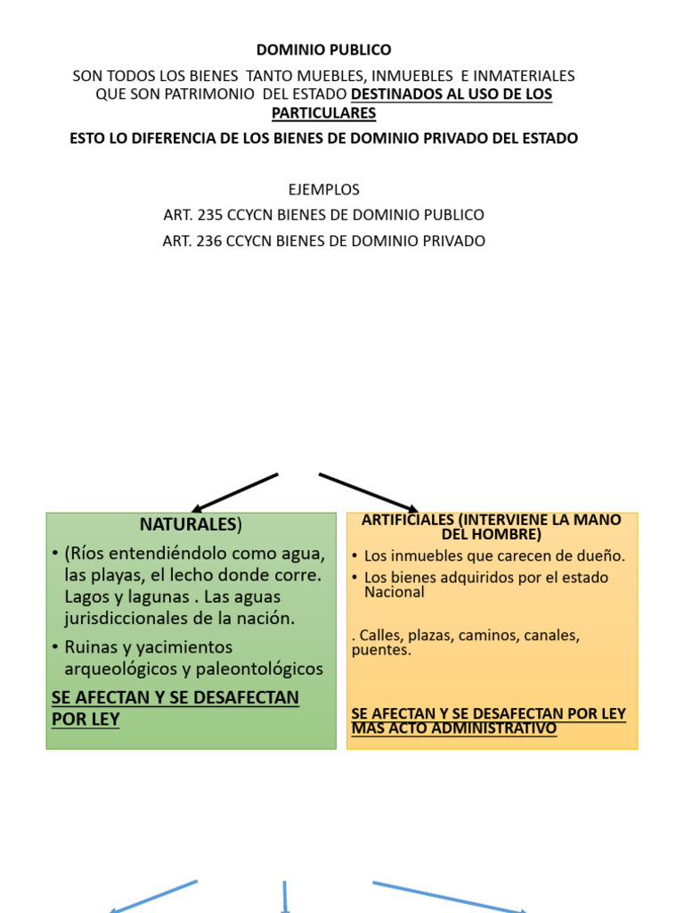 Bienes de Dominio Público: Ejemplos y Uso | PDF | Propiedad | Posesión ...