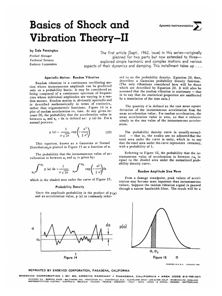 Basic Shock and Vibration Theory Part 2 | PDF