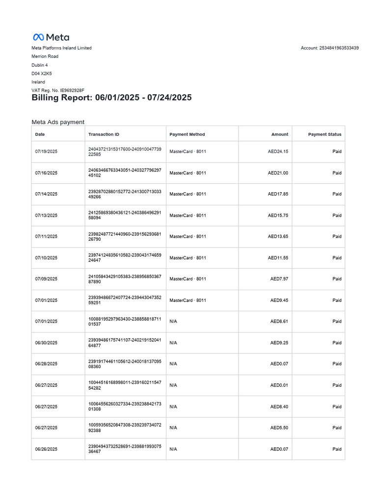 2025 06 01 2025 07 24 - Invoice - Summary | PDF | Master Card ...