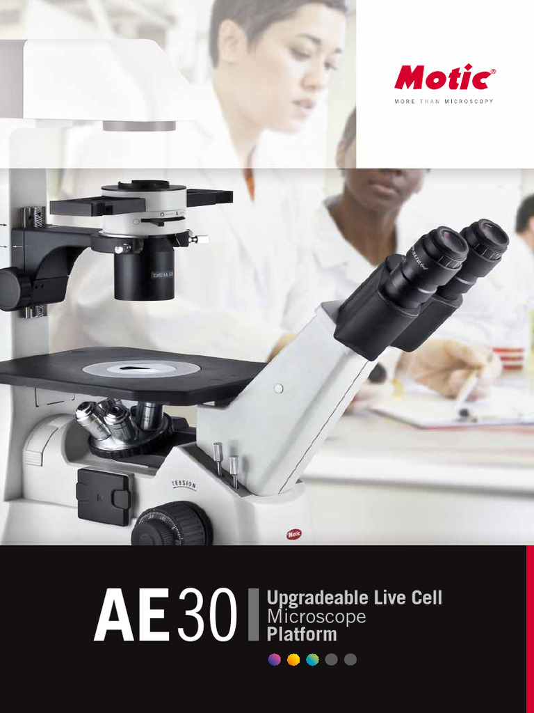 Motic AE30 Upgradeable Inverted Microscope | PDF | Laboratory Equipment ...
