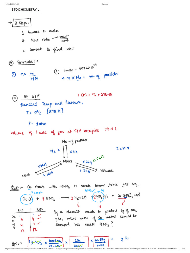 Stoichiometry 2 | PDF