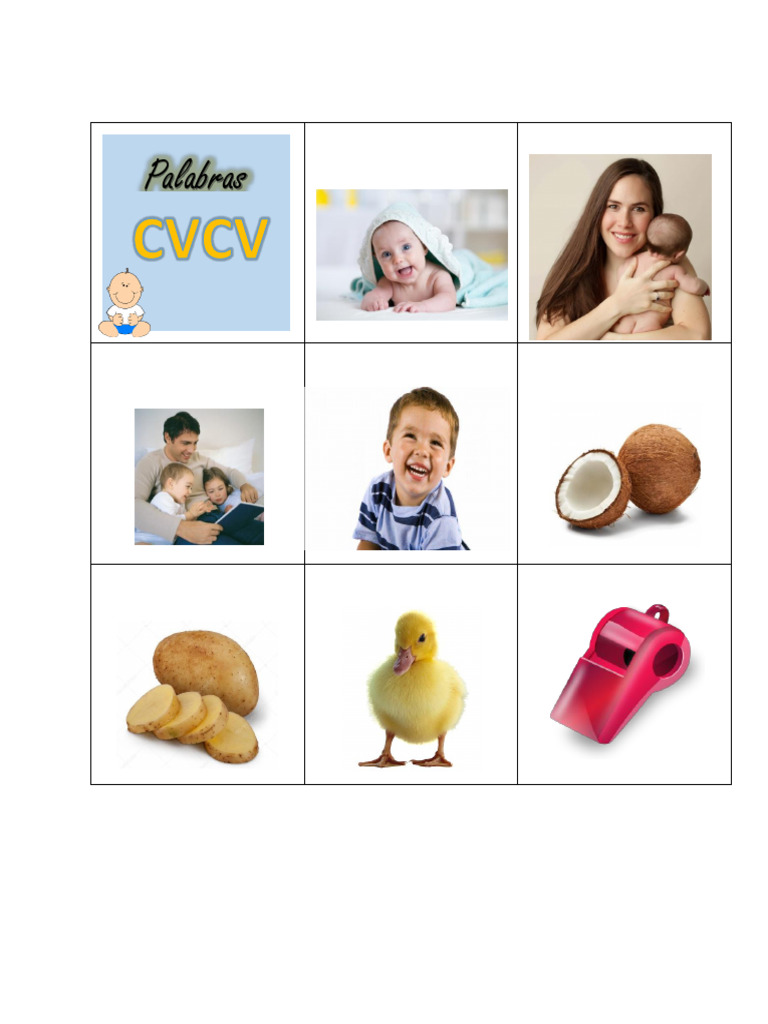 Apraxia Palabras CVCV | PDF