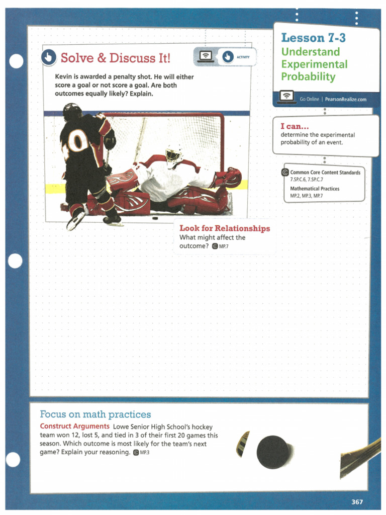 7th Grade Lesson 7-3 | PDF