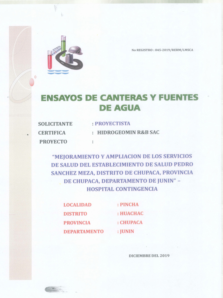 Estudio de Cantera Conting | PDF