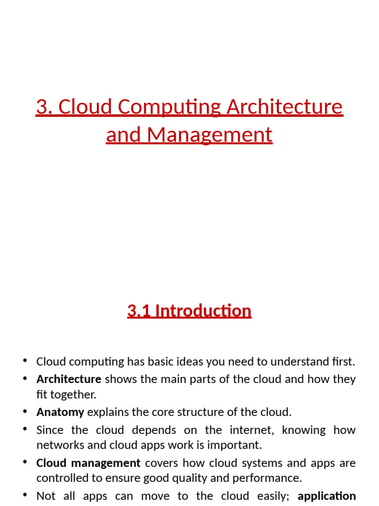 Cloud Computing Architecture Overview | PDF | Cloud Computing ...