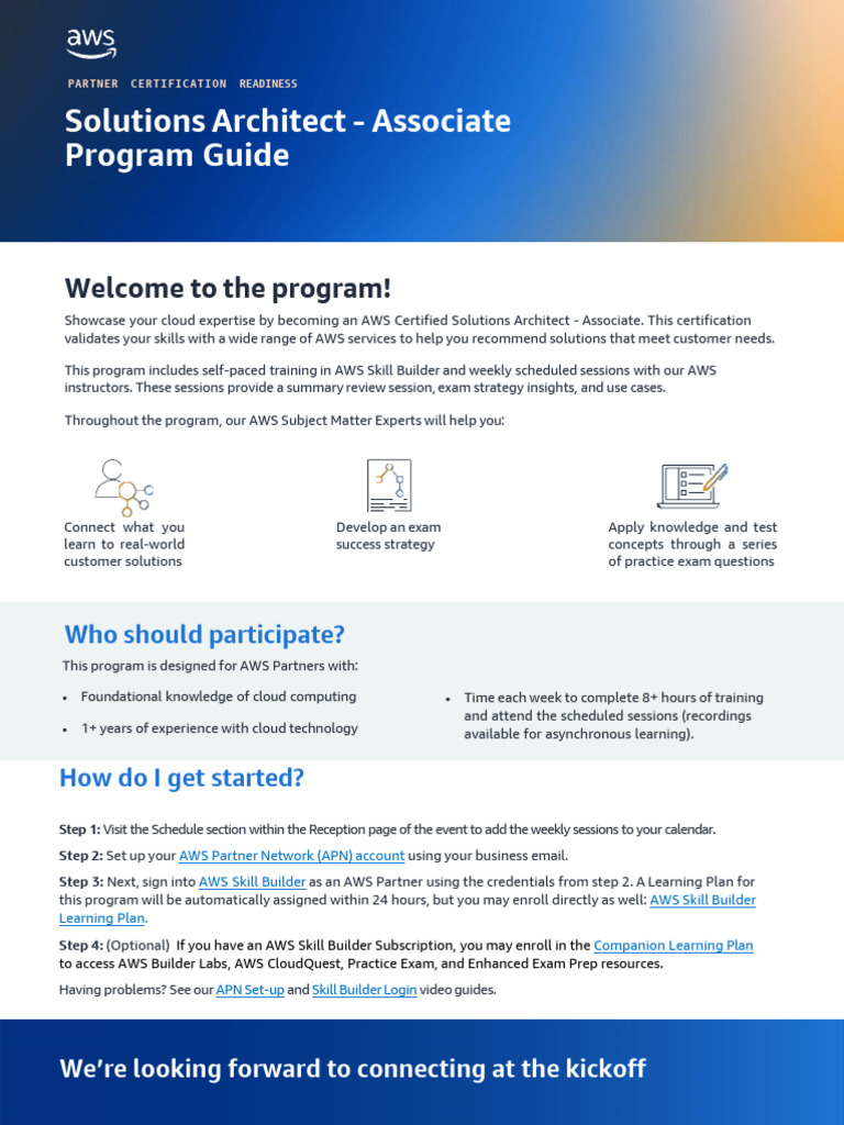 AWS Solutions Architect Certification Guide | PDF | Amazon Web Services ...