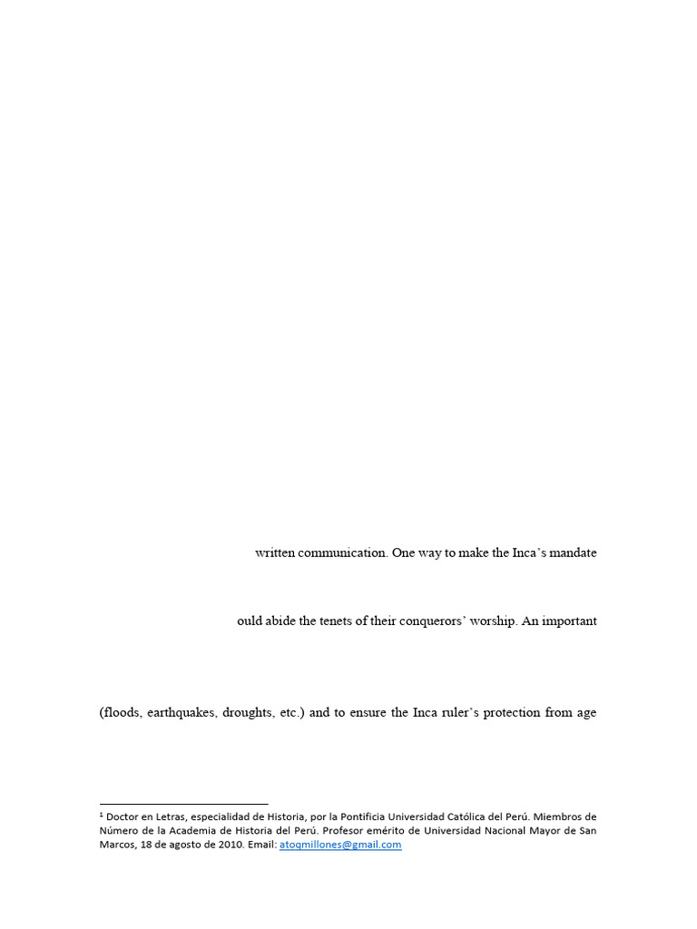02 La Capacocha o Qhapaq Ucha de Los Incas | PDF | Imperio Inca
