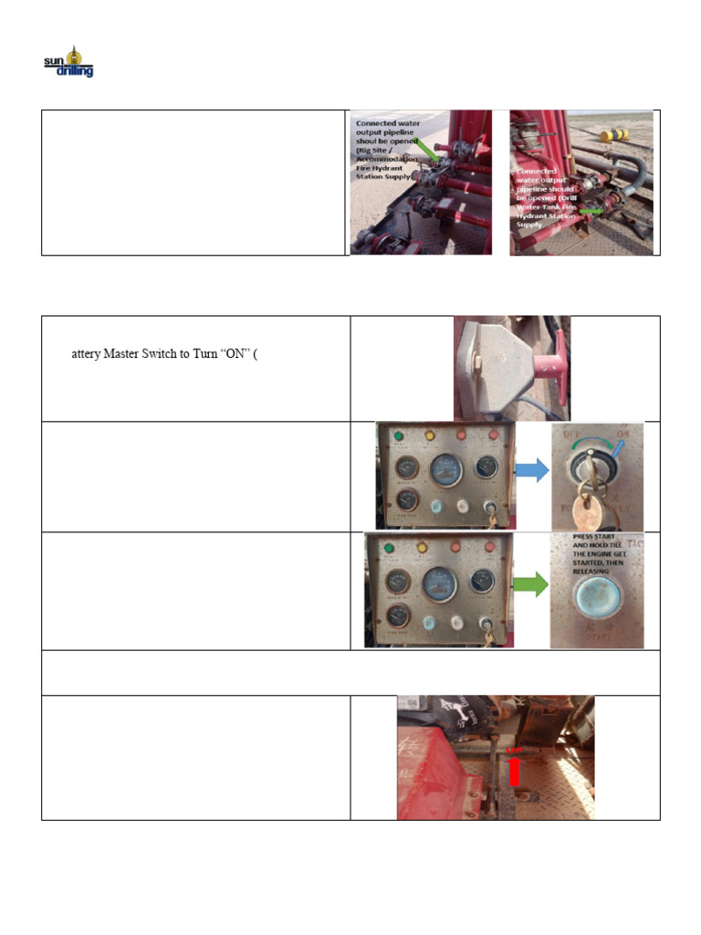 Fire Pump START & STOP Procedures | PDF