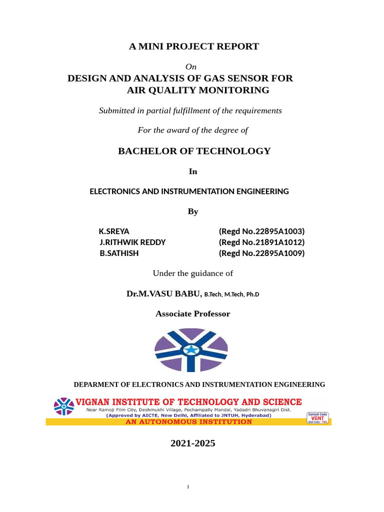 Mini Project Documentation Batch 6 | PDF | Carbon Nanotube | Zinc Oxide