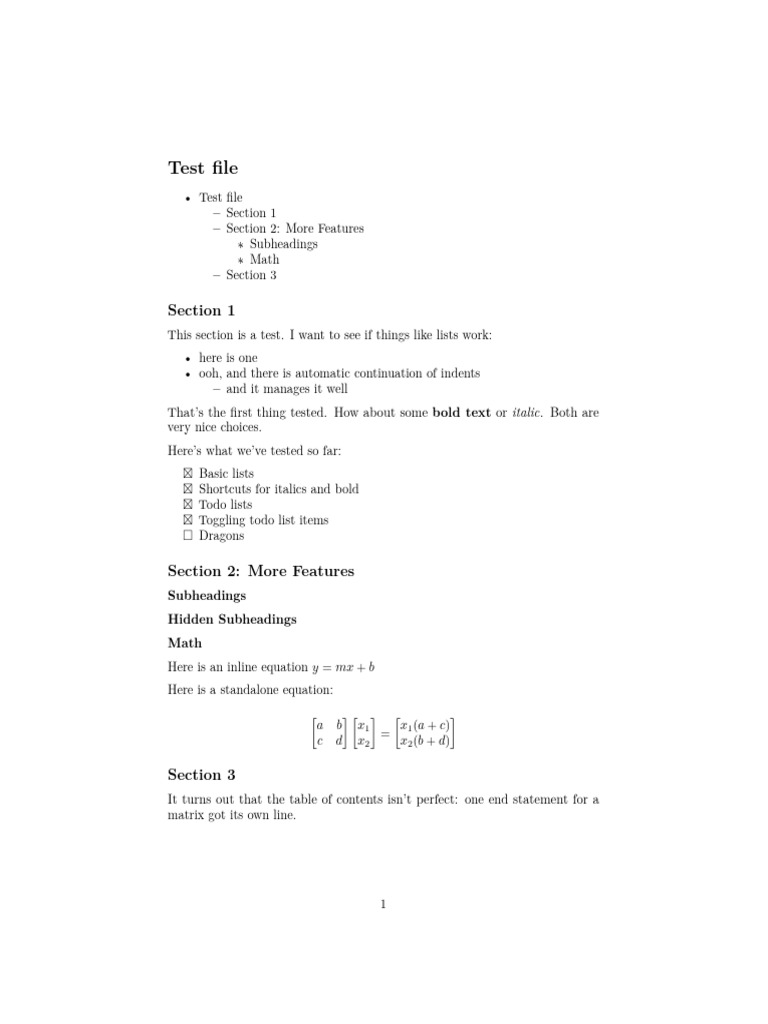 Test Document with Features Overview | PDF