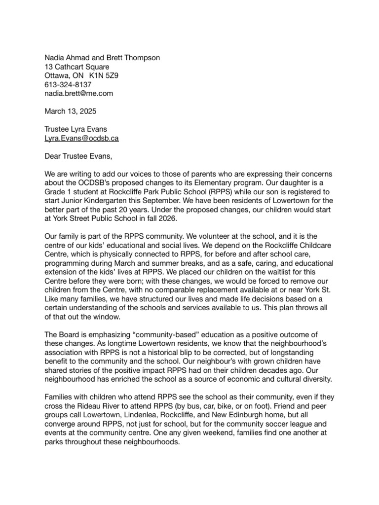 Boundaries Letter - March 13 | PDF | Social Psychology