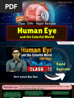 Human Eye and Colourful World Notes | PDF | Eye | Human Eye