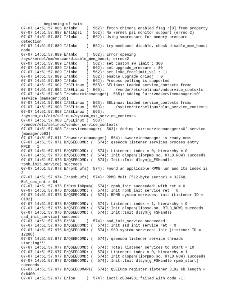 Logcat Home Fota Update Log | PDF | Computer Engineering | Computer ...