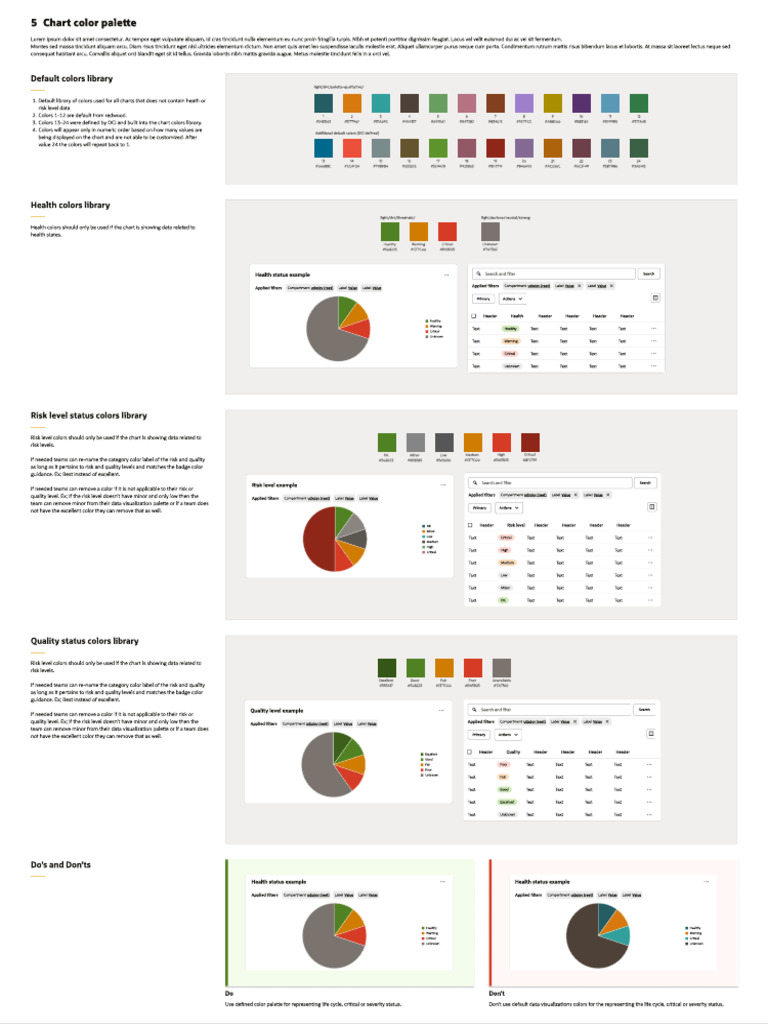 Chart Color Palettes Overview | PDF | Graphic Design | Graphics