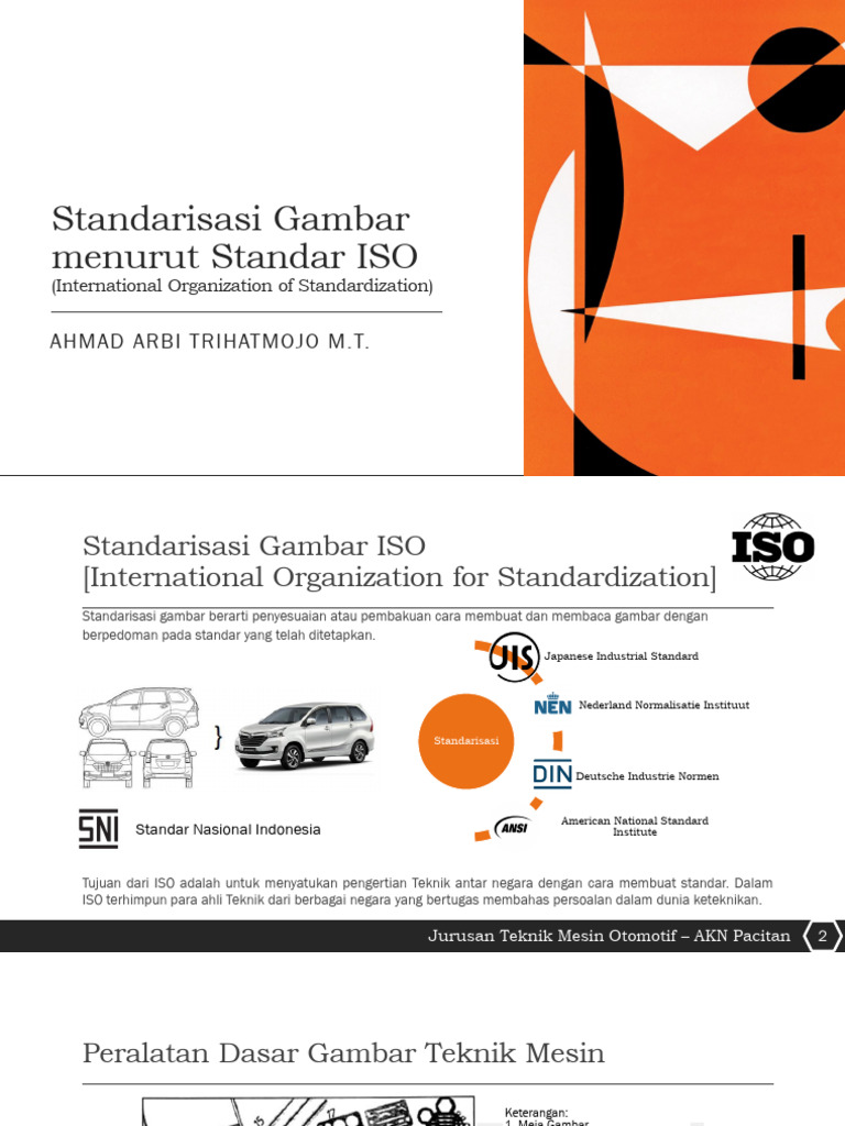 Standarisasi Gambar Teknik ISO | PDF