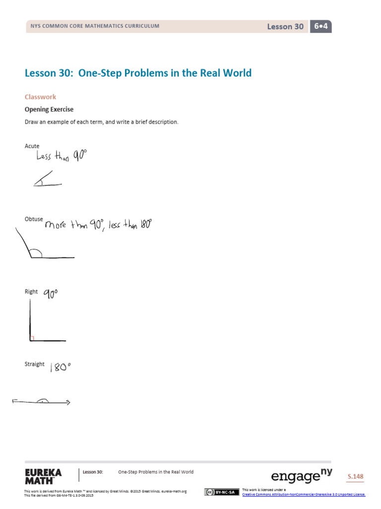 Edited - Module 4, Lesson 30 Classwork | PDF | Mathematics