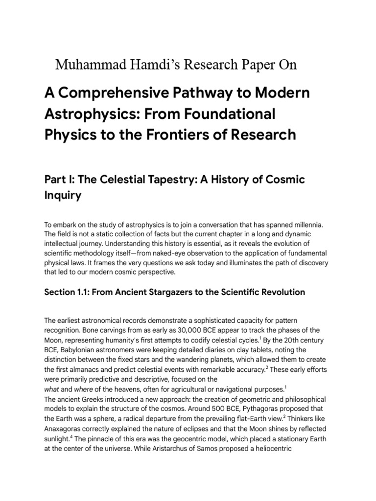 Astrophysics Learning Path and History | PDF | General Relativity ...