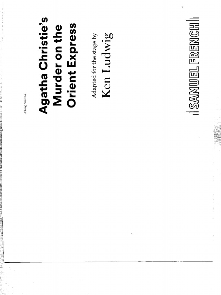 Murder On The Orient Express | PDF