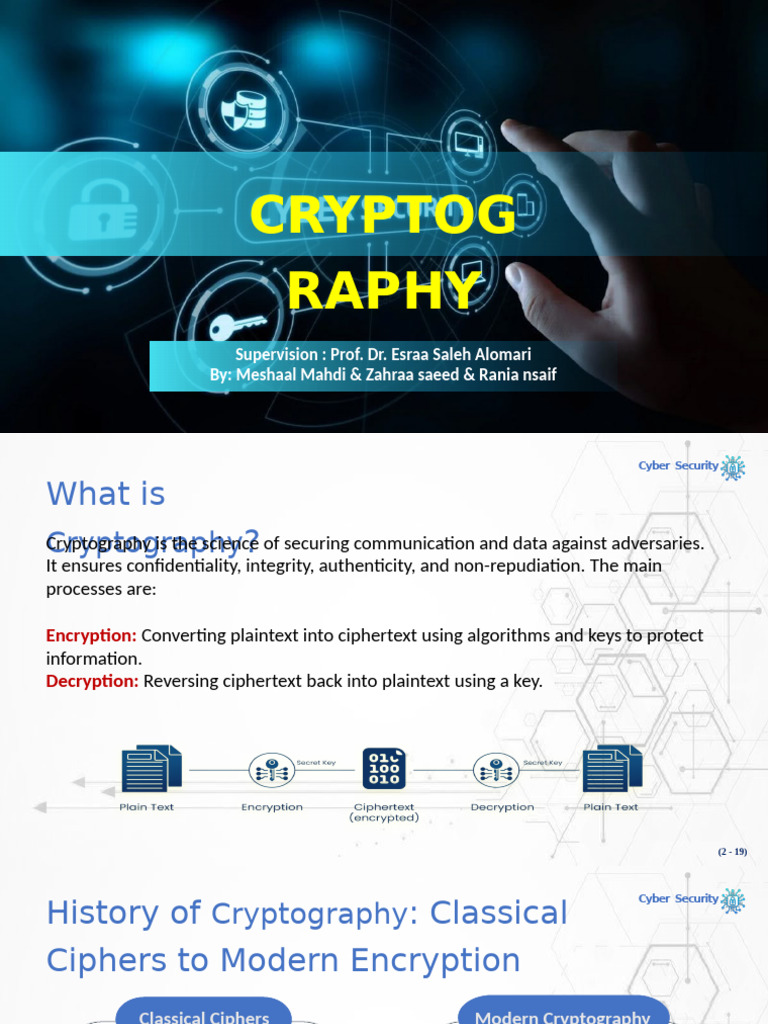 Cryptography's Role in Cybersecurity | PDF | Cryptography | Encryption