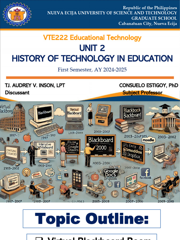 History of Educational Technology | PDF | Multimedia | Educational ...