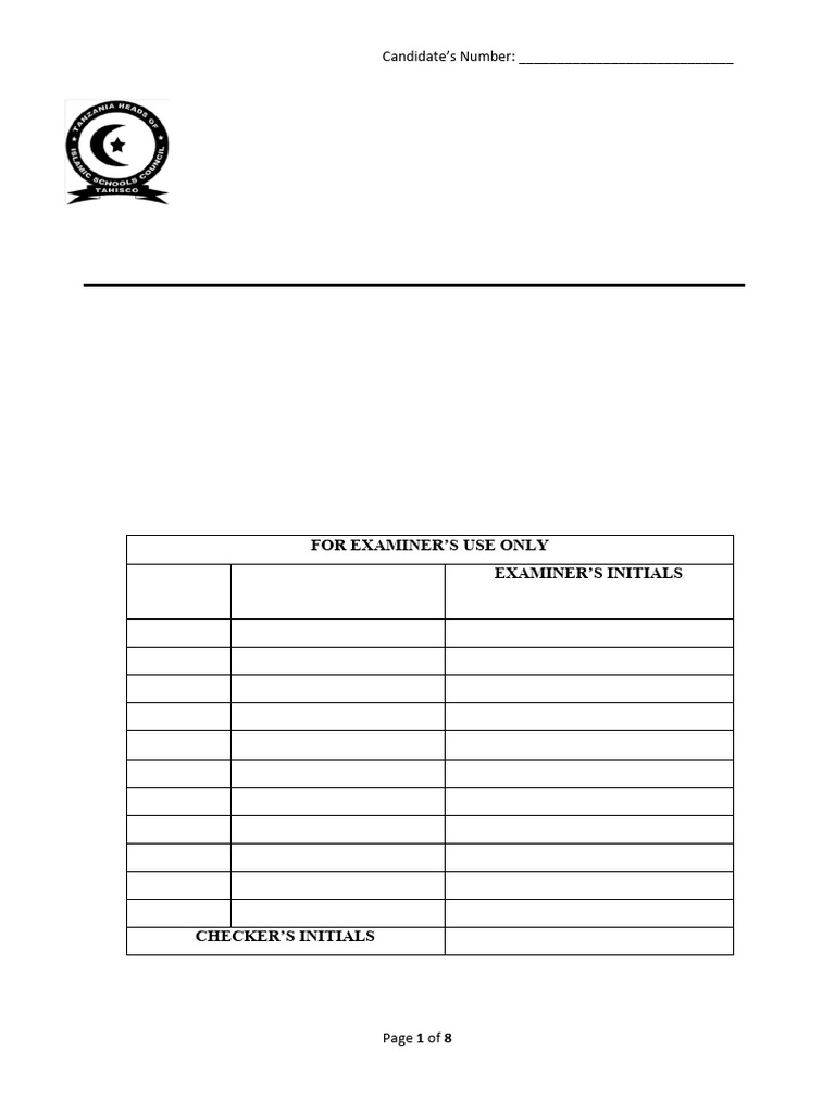 Civics Form II | PDF | Social Psychology