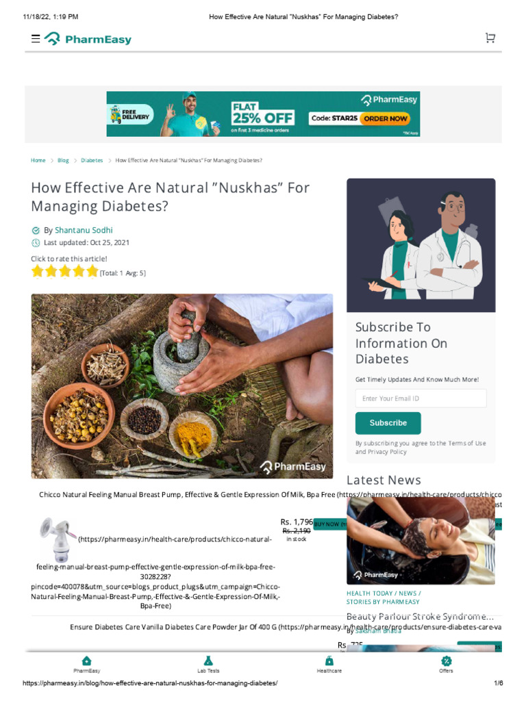 Ayurvedic Approaches to Diabetes Management | PDF | Ayurveda | Diabetes