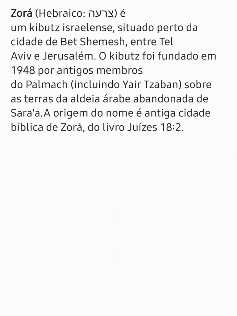 Zorá | PDF