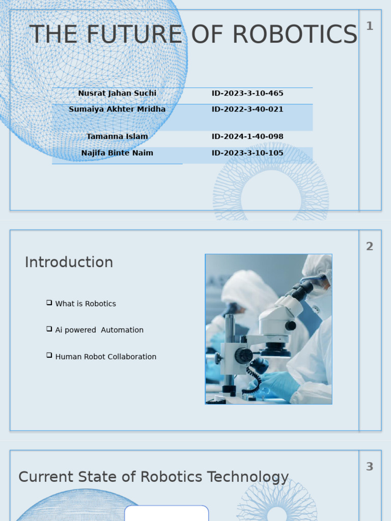Future Trends in Robotics and AI | PDF