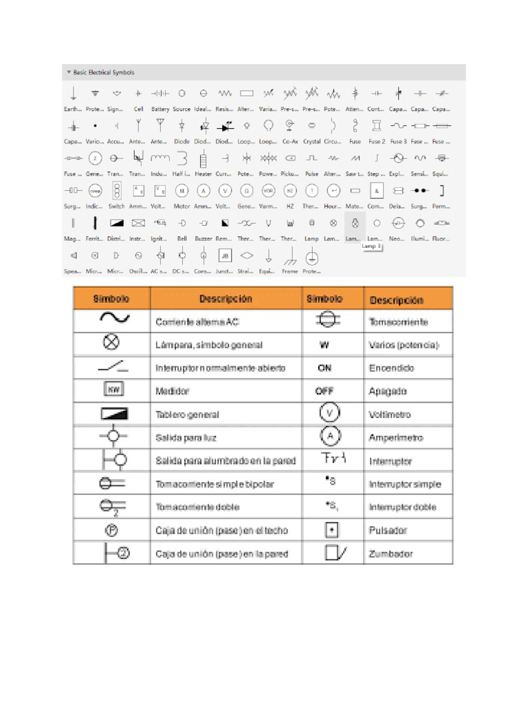 Simbologia Electrica | PDF