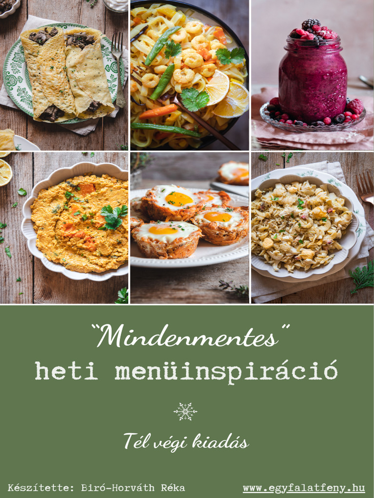Tél Végi Szezonális Menüterv (MyFarm) | PDF