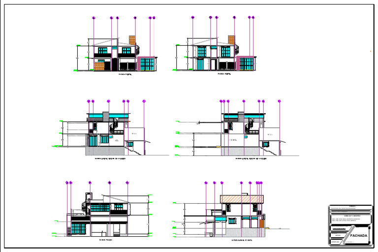 Planos Casa Ing.oscar Salas-fachada | PDF