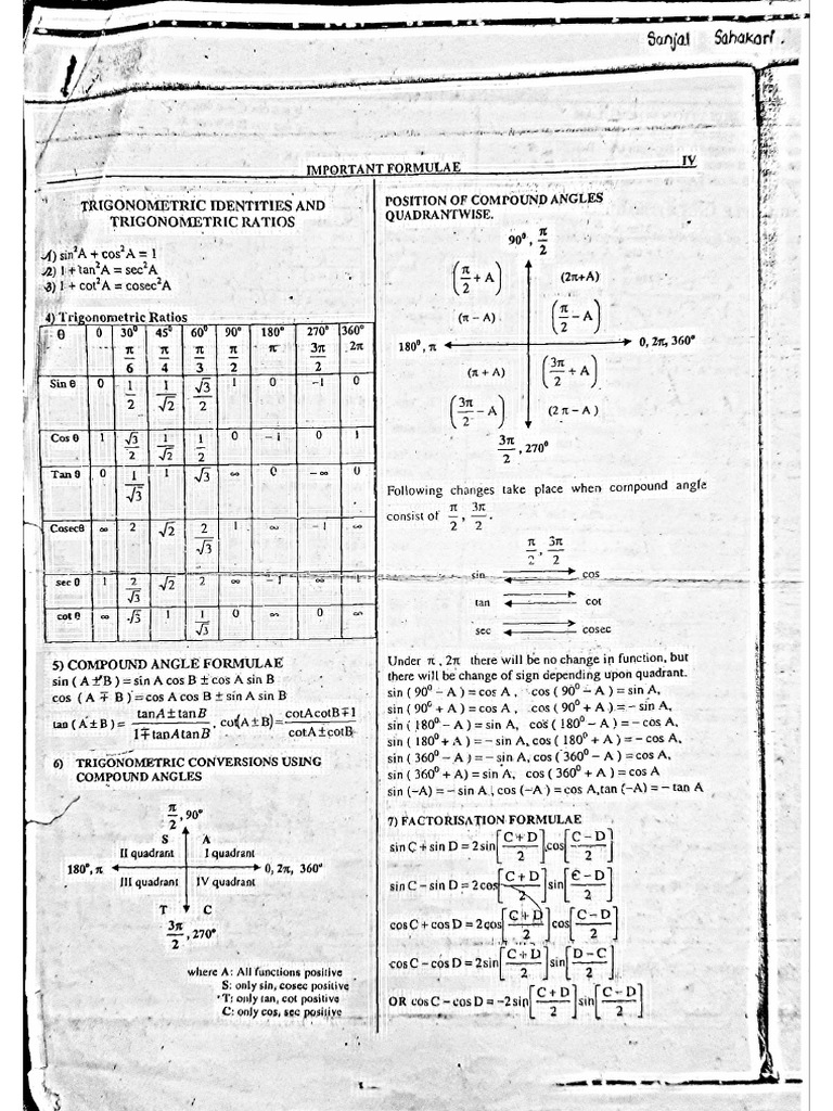 Formula Page | PDF