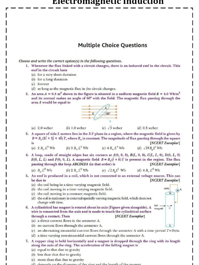 Electromagnetic Induction | PDF