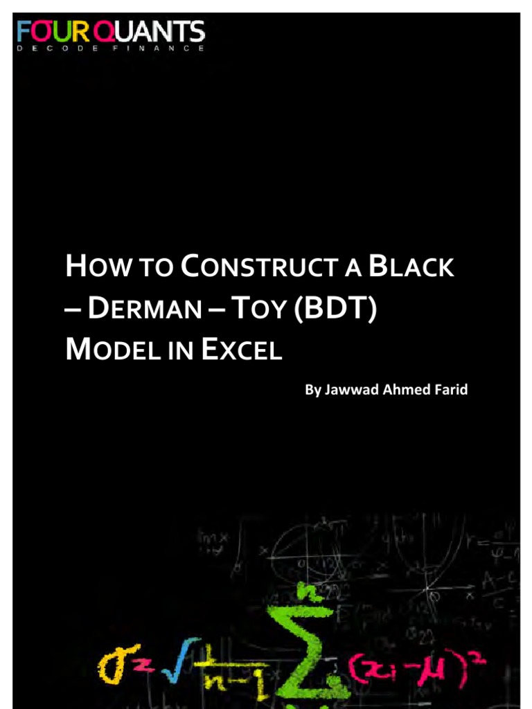 How To Construct A Black Derman Toy TOC | PDF