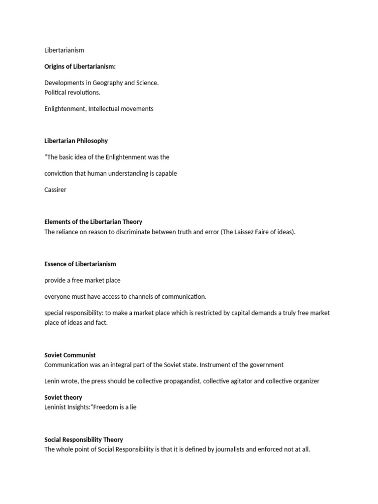 Libertarianism WPS Office | PDF