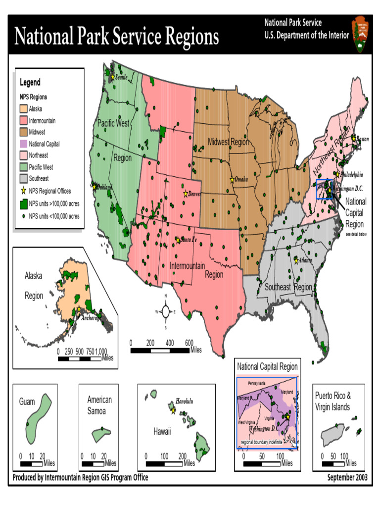 Nps Regions 11x8 5 New | PDF | National Park Service | Public ...