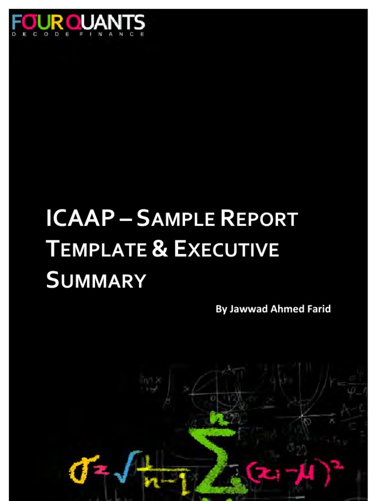 ICAAP Sample Credit Report Toc | PDF | Financial Economics | Economics