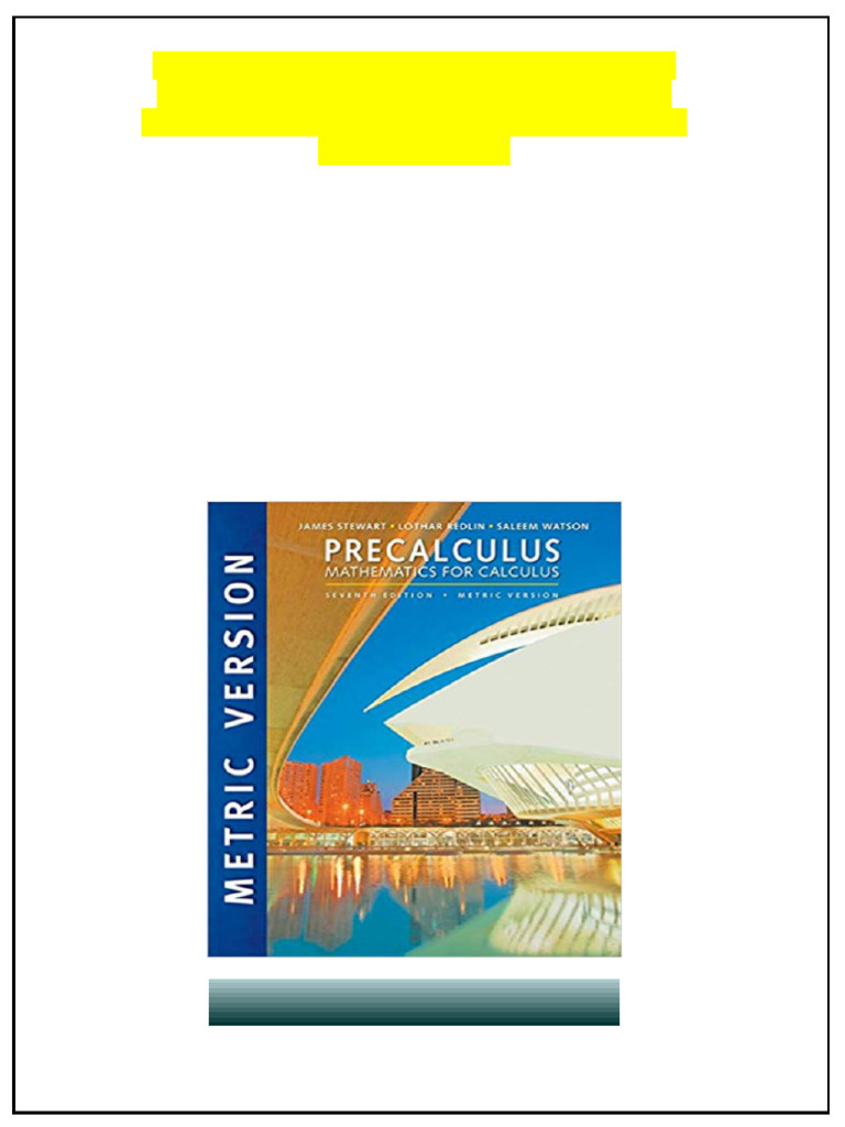 913solution Manual For Precalculus Mathematics For Calculus ...