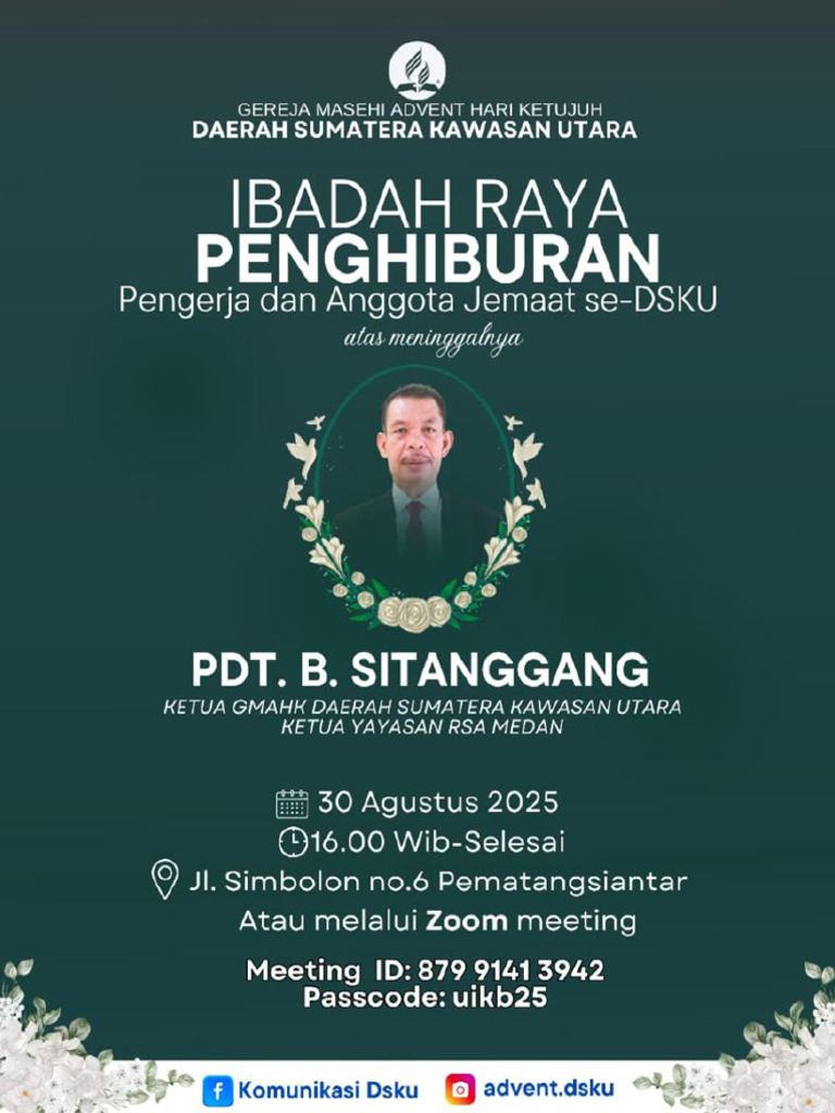 Susunan Acara Ibadah Raya Penghiburan | PDF