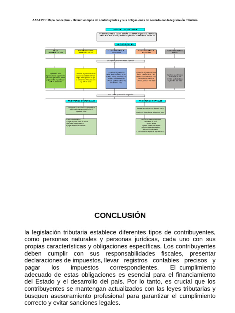 Mapa Conceptual | PDF | Impuestos