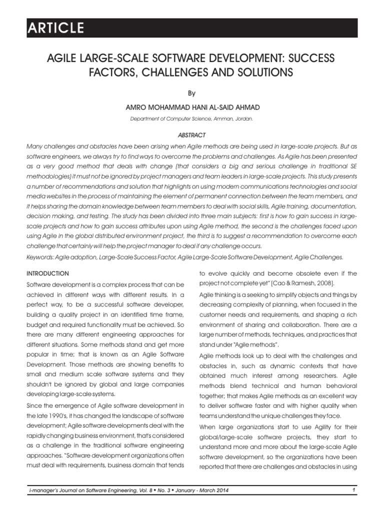 Agile_Large-Scale_Software_Dev | PDF | Agile Software Development ...