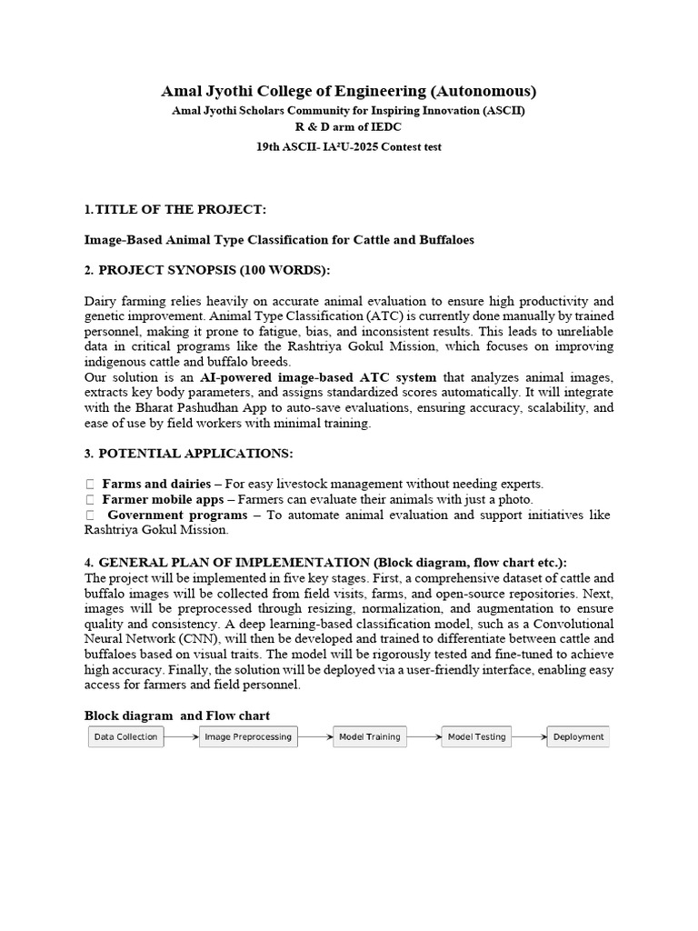 Image-Based Classification for Cattle | PDF | Deep Learning | Software ...