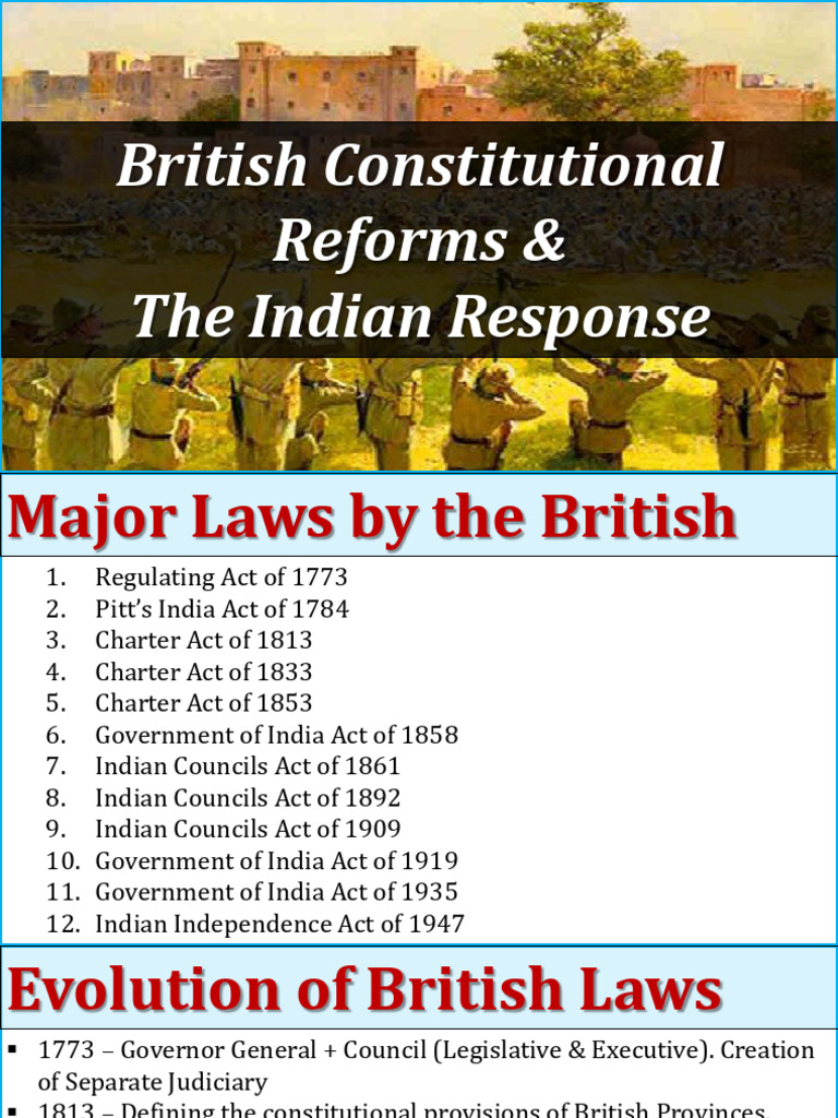 British Constitutional Reforms in India | PDF | Indian Nationalism ...