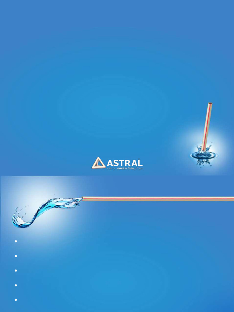Astral Poly Technik Ltd. Analyst Meeting | PDF | Pipe (Fluid Conveyance ...