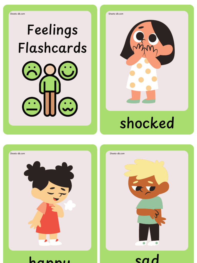 Feelings-Flashcards 20240903 010249 ٠٠٠٠ | PDF