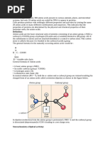 Amino Acids Classification Chart | PDF