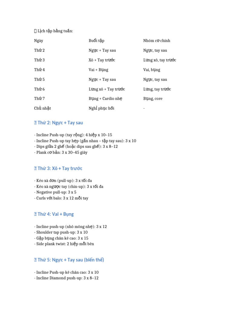 Lich Tap | PDF