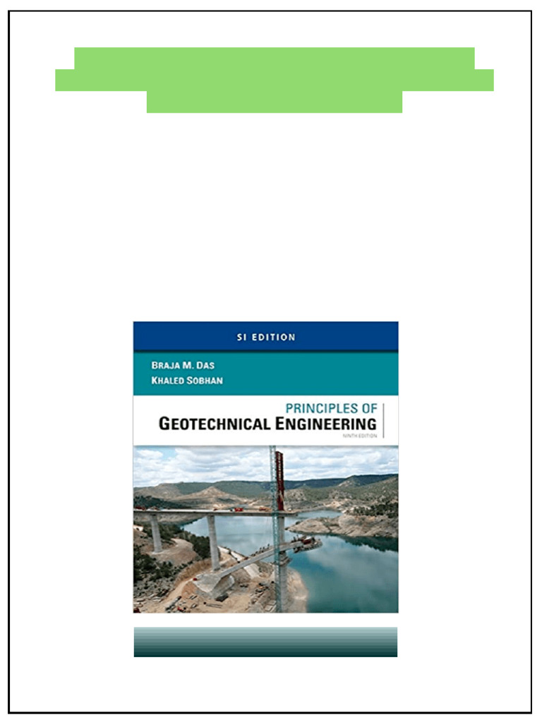 Geotechnical Engineering 9th Edition Solutions | PDF | Sand | Silt
